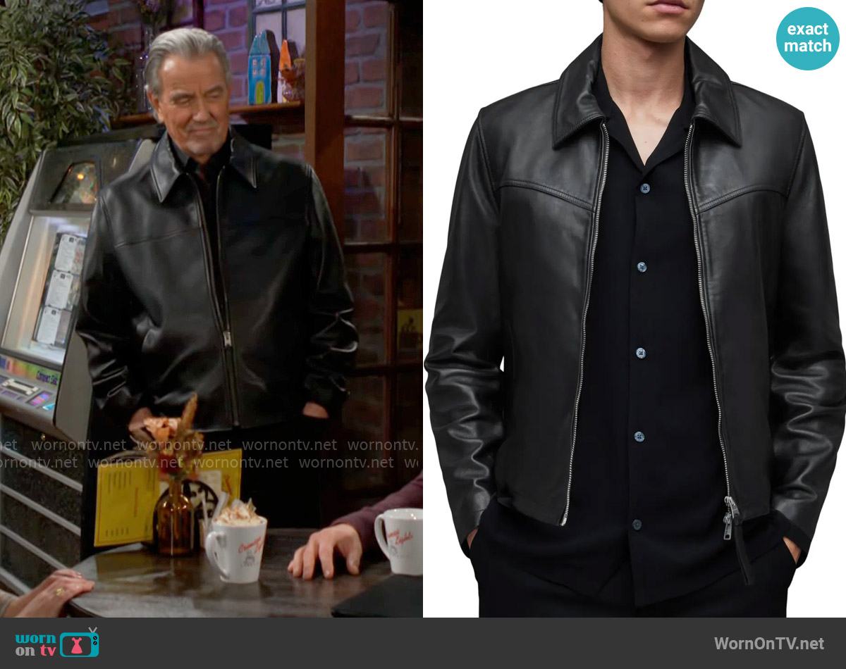 WornOnTV: Victor’s leather jacket on The Young and the Restless | Clothes and Wardrobe from TV
