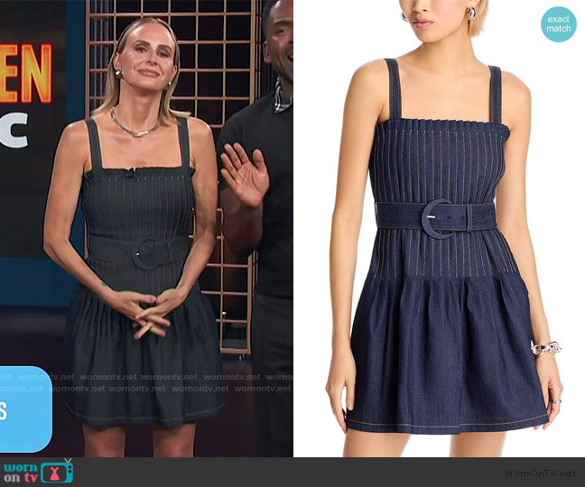 WornOnTV: Keltie’s denim belted dress on E! News | Keltie Knight ...