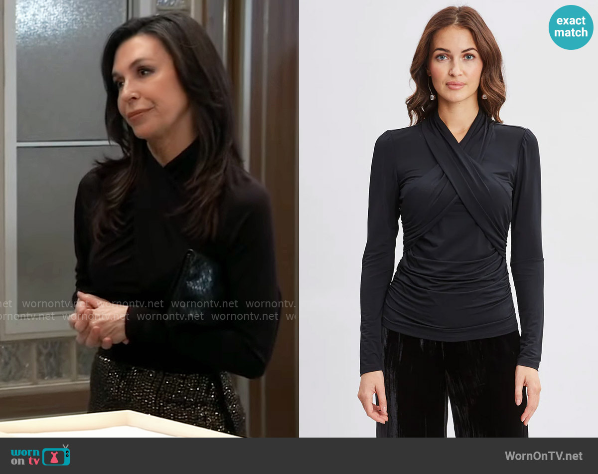 WornOnTV: Anna’s black crossneck top on General Hospital | Finola ...