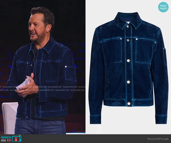 WornOnTV: Luke Bryan’s blue velvet jacket on American Idol | Luke Bryan ...
