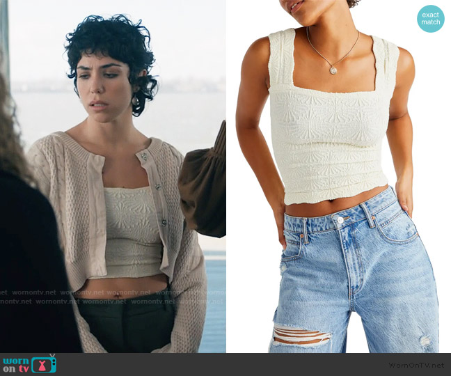 WornOnTV: Knit tank and cardigan on Elsbeth | Clothes and Wardrobe from TV