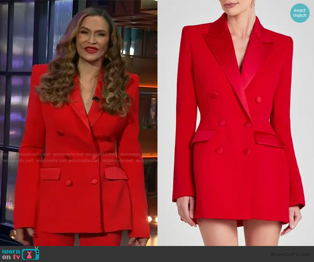 WornOnTV: Tina Knowles’s red double breasted blazer on The Kelly Clarkson Show | Clothes and ...
