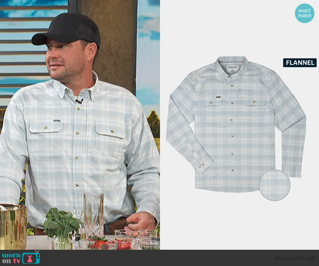WornOnTV: Colby Frey’s blue plaid shirt on Access Hollywood | Clothes ...