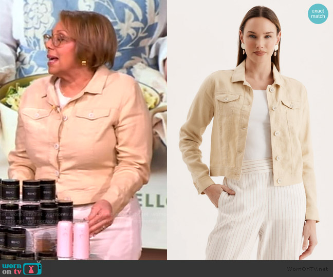 WornOnTV: Babs Costello’s beige jacket on The View | Clothes and ...