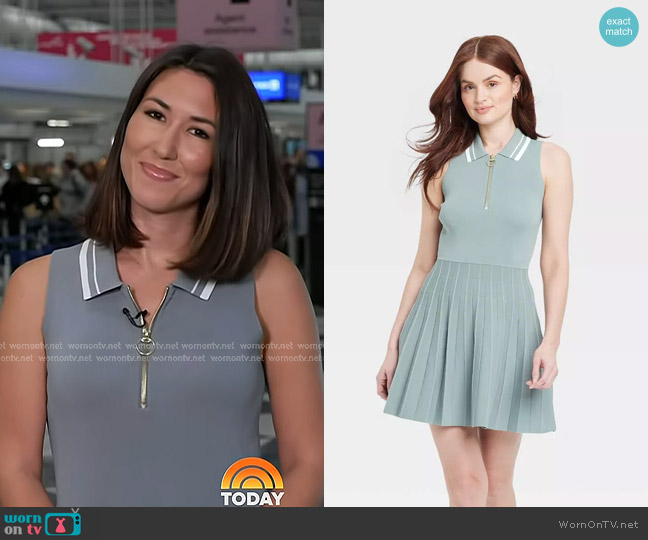 WornOnTV: Marissa Parra’s half-zip sleeveless dress on Today | Clothes ...
