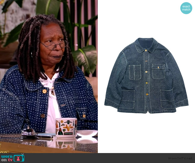 WornOnTV: Whoopi’s denim jacket on The View | Whoopi Goldberg | Clothes ...