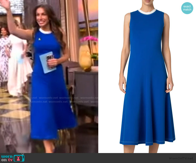 WornOnTV: Alyssa’s sleeveless blue dress on The View | Alyssa Farah Griffin | Clothes and ...