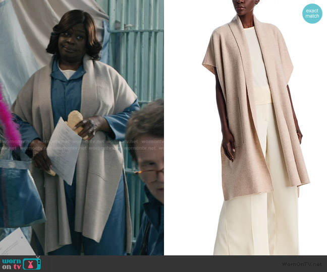WornOnTV: Margo’s beige poncho on Elsbeth | Clothes and Wardrobe from TV