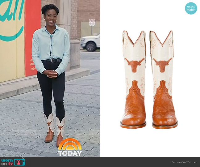 WornOnTV: Priscilla Thompson’s western boots on Today | Clothes and ...