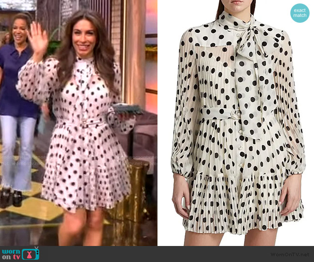 WornOnTV: Alyssa’s white polka dot print mini dress on The View | Alyssa Farah Griffin | Clothes ...