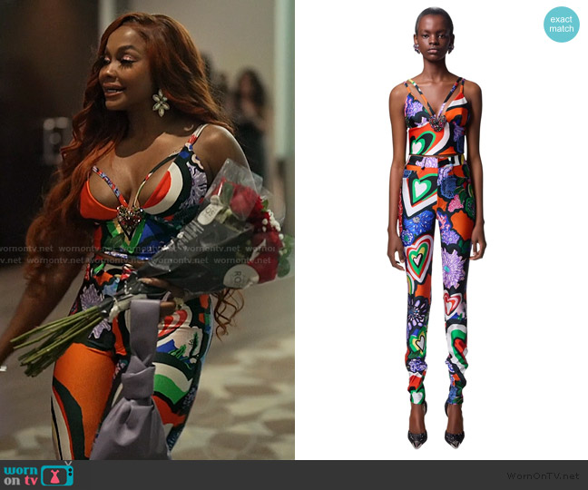 WornOnTV: Phaedra’s multicolored print top and leggings on The Real Housewives of Atlanta ...