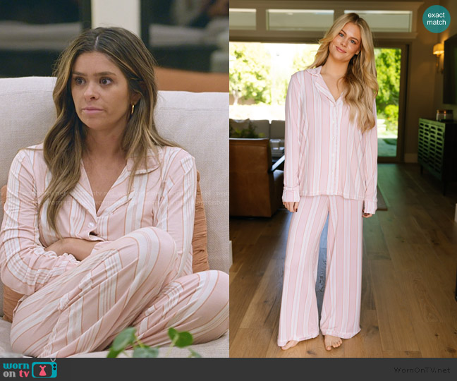 WornOnTV: Taylor’s pink stripe pajamas on The Secret Lives of Mormon ...