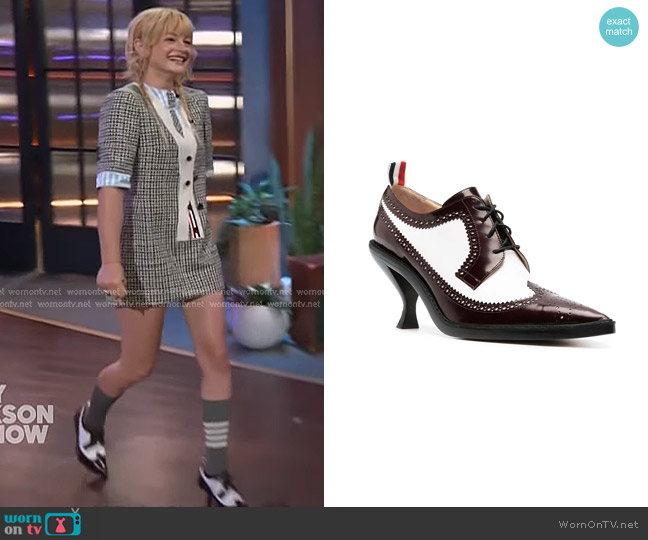 WornOnTV: Esther-Rose McGregor’s plaid dress and heeled shoes on The ...