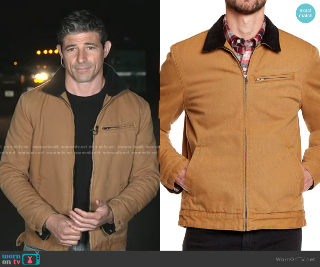 WornOnTV: Matt Gutman’s camel beige zip front jacket on Good Morning ...