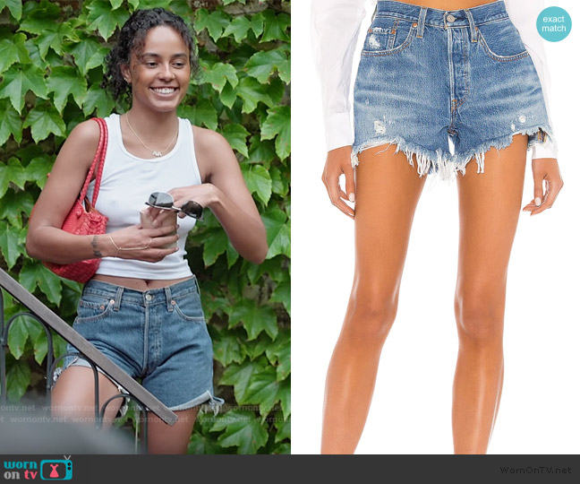 WornOnTV: Ava’s denim distressed shorts on Next Gen NYC | Ava Dash ...