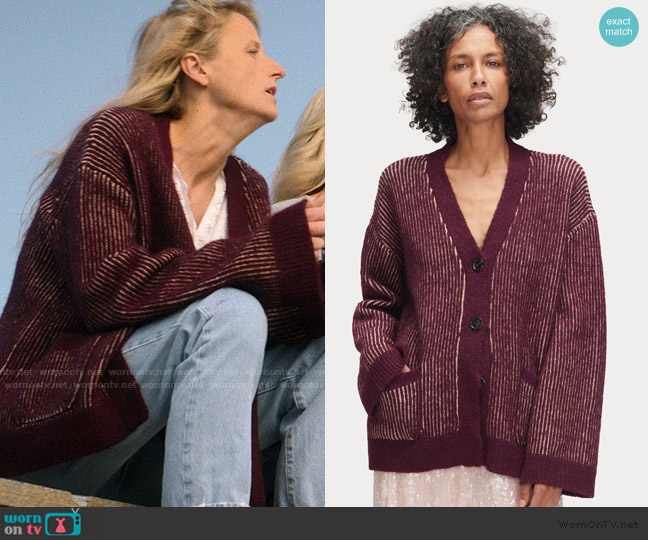 WornOnTV: Carrie’s maroon ribbed cardigan on We Were Liars | Mamie ...