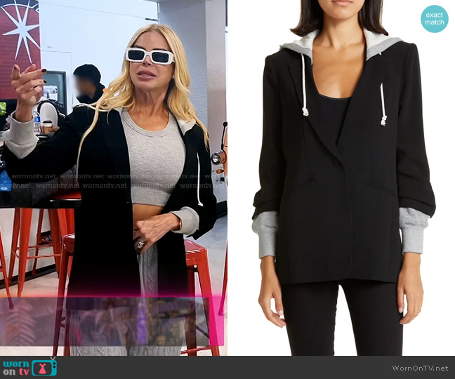 WornOnTV: Alexia’s black hodded blazer jacket on The Real Housewives of Miami | Alexia ...