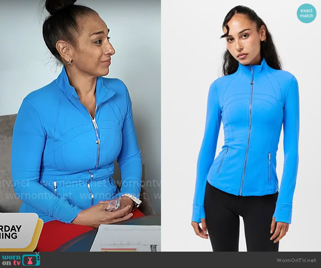 WornOnTV: Michelle Miller’s blue zip jacket on CBS Mornings | Michelle ...