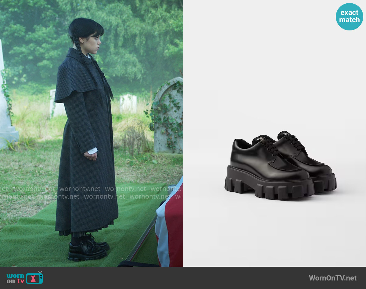 WornOnTV: Wednesday’s chunky shoes on Wednesday | Jenna Ortega ...