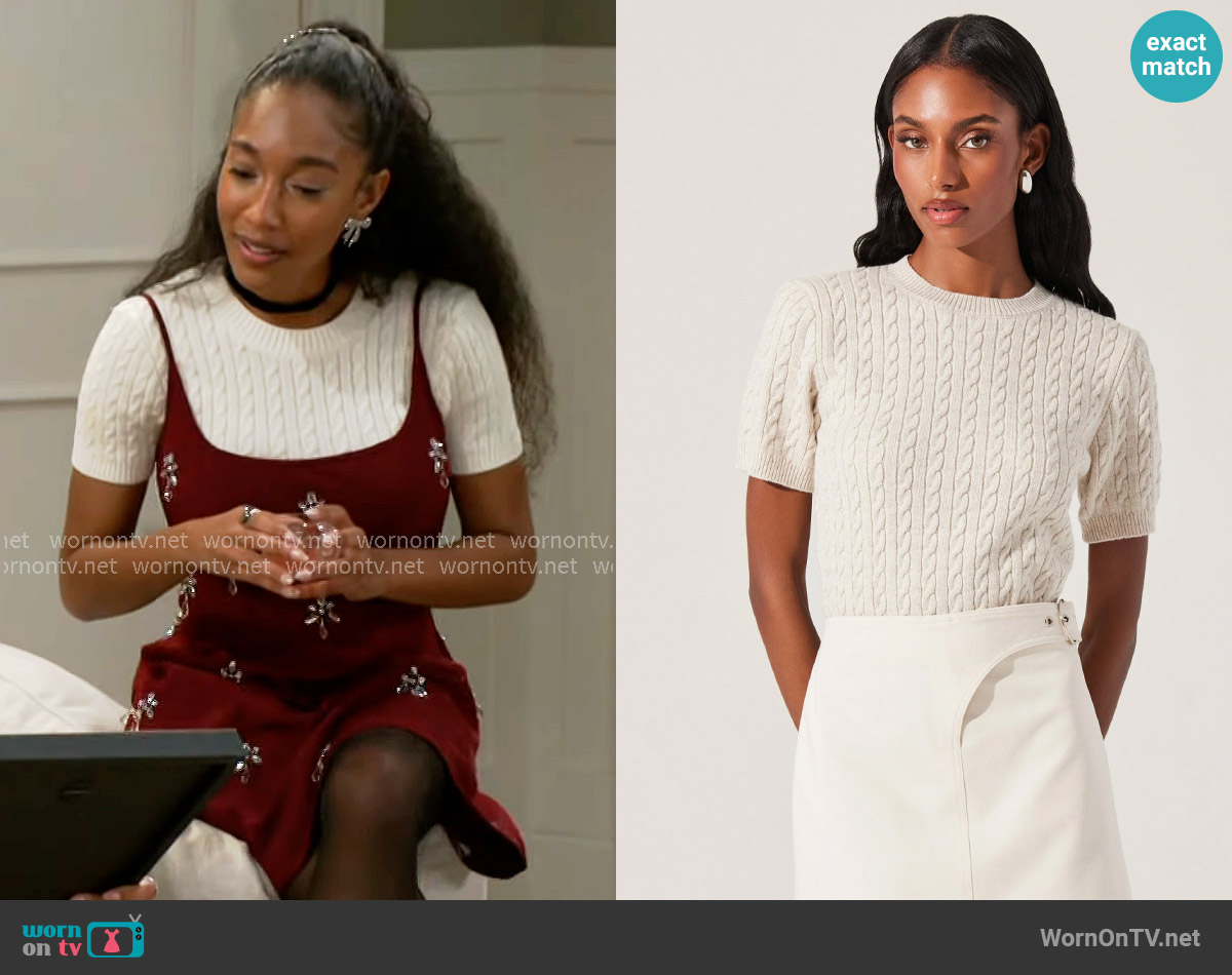 WornOnTV: Samantha’s crystal embellished Christmas dress on Beyond the ...