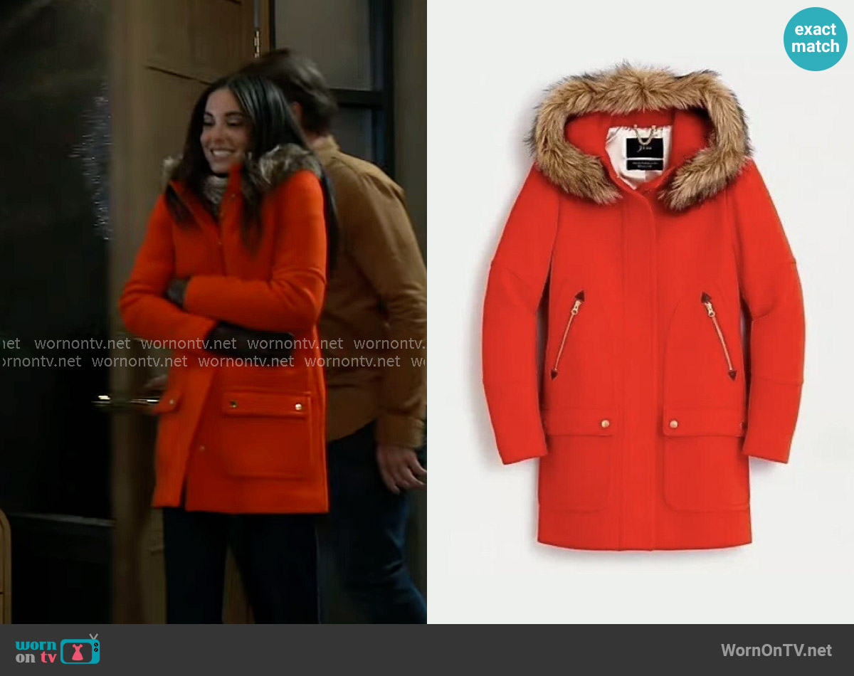 WornOnTV: Molly’s red coat on General Hospital | Kristen Vaganos ...