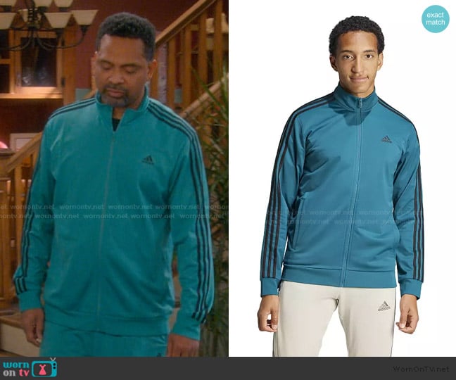 WornOnTV: Bennie’s teal track jacket on The Upshaws | Mike Epps ...