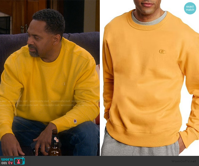 WornOnTV: Bennie’s yellow sweatshirt on The Upshaws | Mike Epps ...