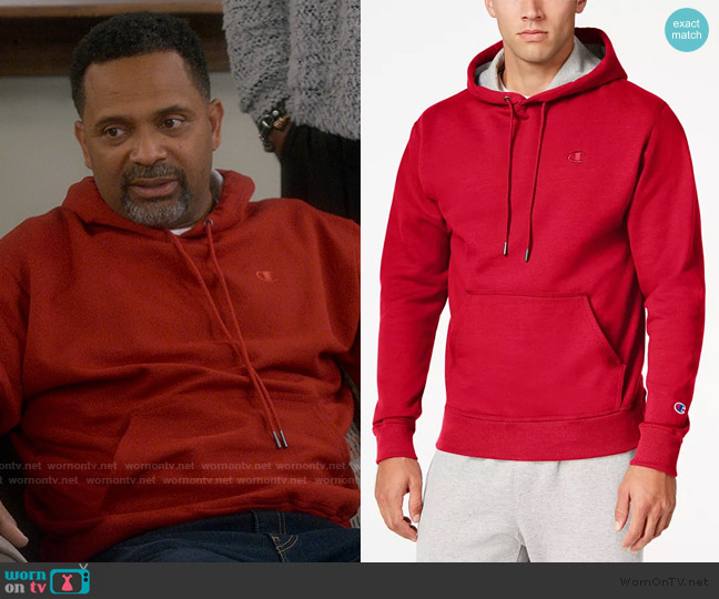 WornOnTV: Bennie’s red hoodie on The Upshaws | Mike Epps | Clothes and ...