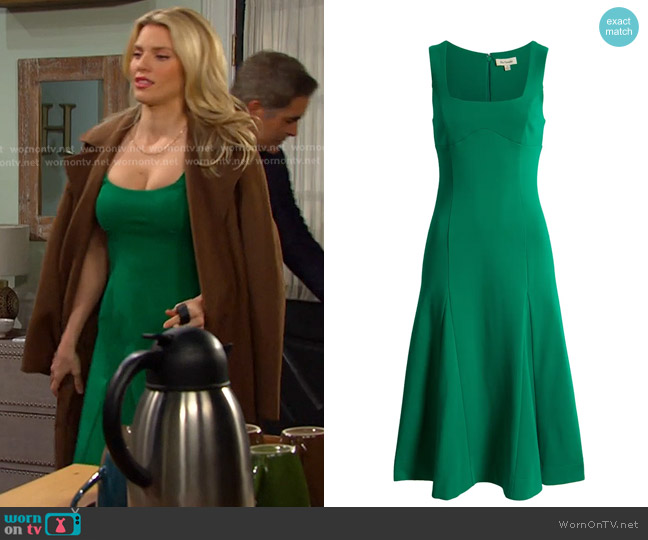 WornOnTV: Cat’s green scoop neck dress on Days of our Lives | AnnaLynne ...