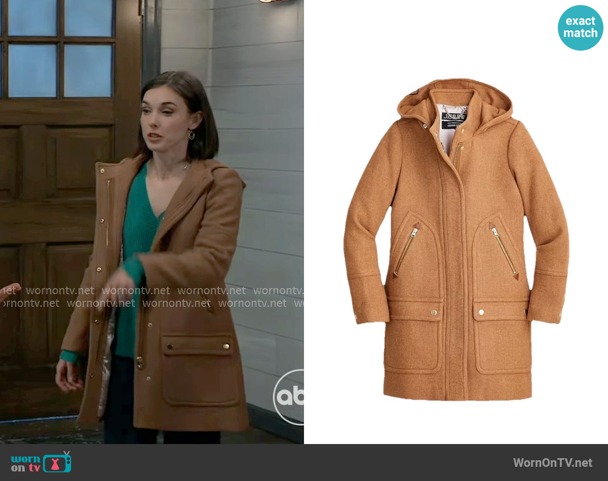WornOnTV: Willow’s tan coat on General Hospital | Katelyn MacMullen ...