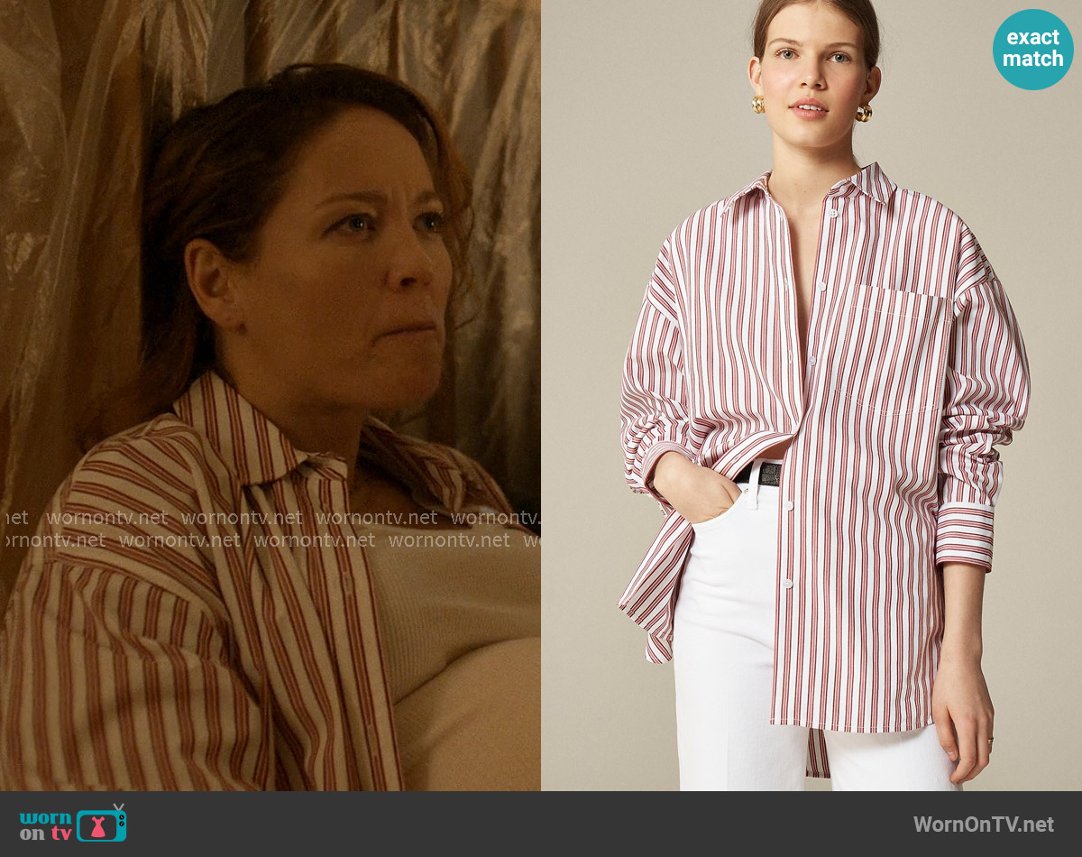 WornOnTV: Angie’s red stripe shirt on Will Trent | Erika Christensen ...