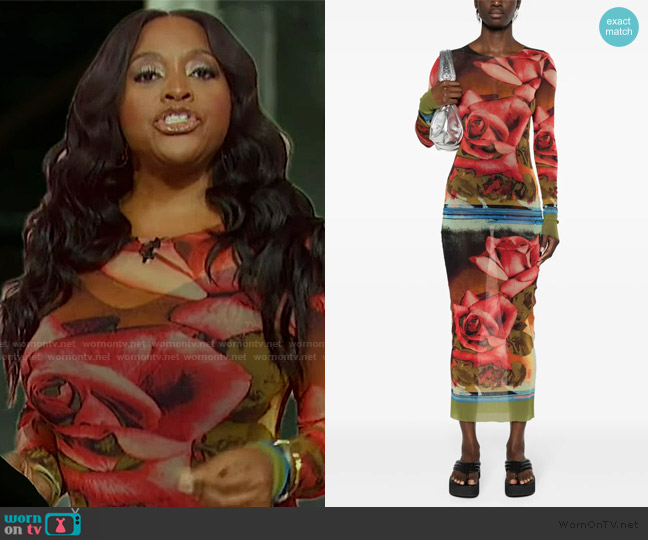 WornOnTV: Sherri’s floral mesh dress on Sherri | Sherri Shepherd ...