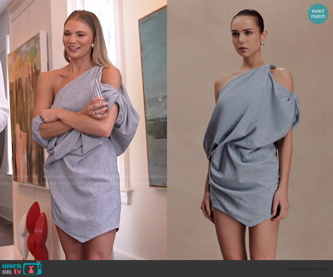 WornOnTV: Charley’s gray one shoulder mini dress on Southern Charm ...