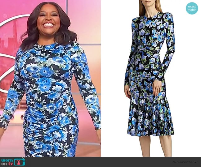 WornOnTV: Sherri’s blue floral print dress on Sherri | Sherri Shepherd ...