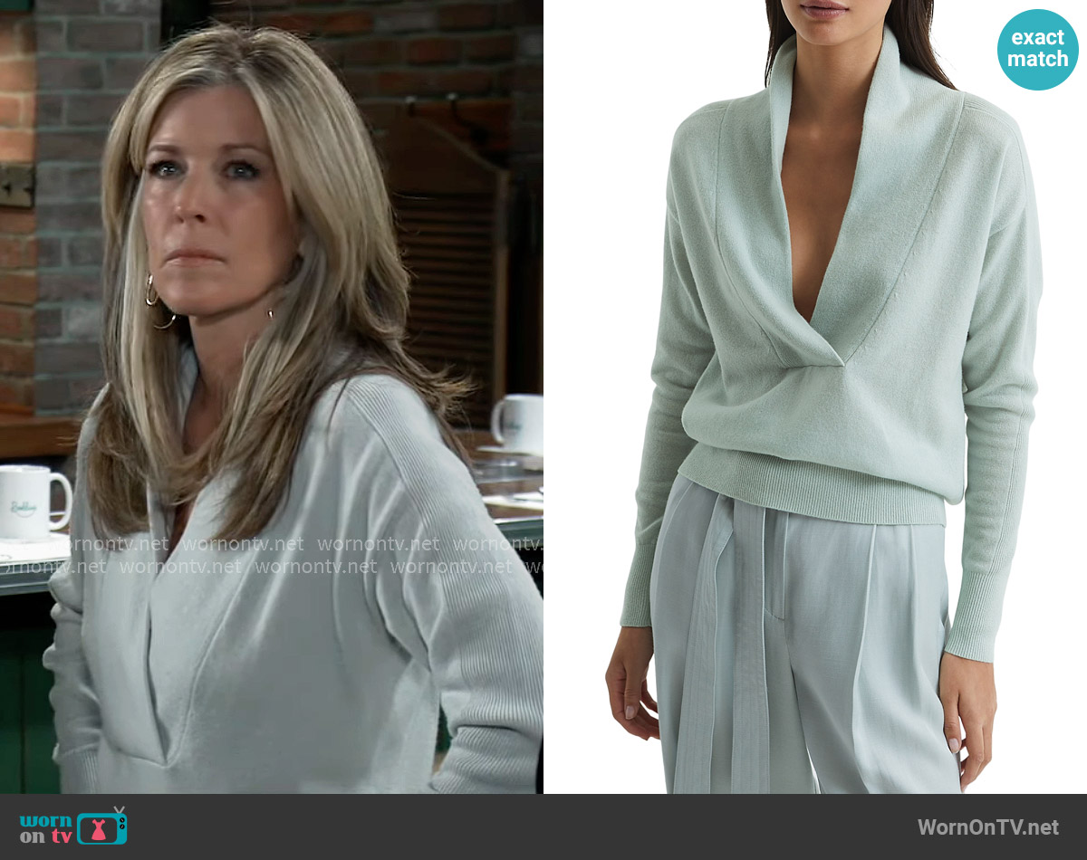 WornOnTV: Carly’s light green sweater on General Hospital | Laura ...