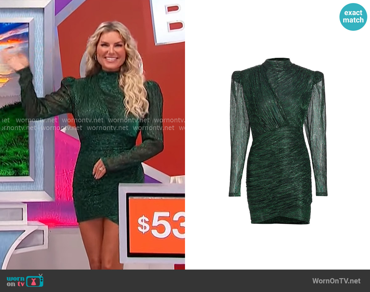 WornOnTV: Rachel’s sparkly green mini dress on The Price is Right ...